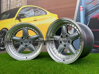 4 x 18" 5x120 AC Schnitzer Style Grey Wheels 4x | Fits For BMW E60 E38 ...