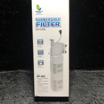 JENECA Internal Filter for Aquarium, Submersible Filter 260gph | eBay
