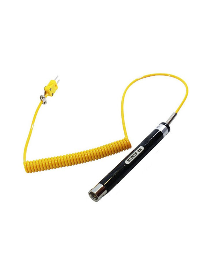 K Type Handheld Surface Thermocouple Probe Straight Shank Thermocouple ...