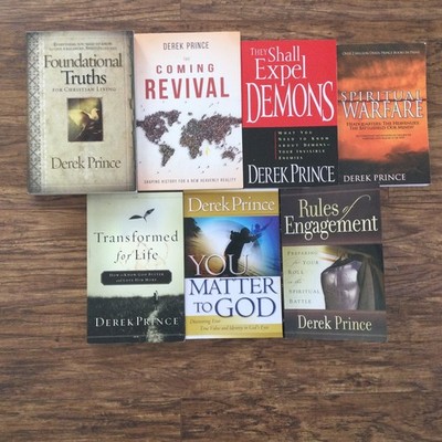 LOT 7 BOOKS - DEREK PRINCE Expel Demons Foundational Truths Spiritual ...