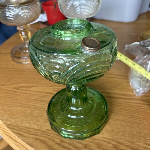 Vintage 1941 Aladdin Green B47 Bell stem Oil Lamp | eBay