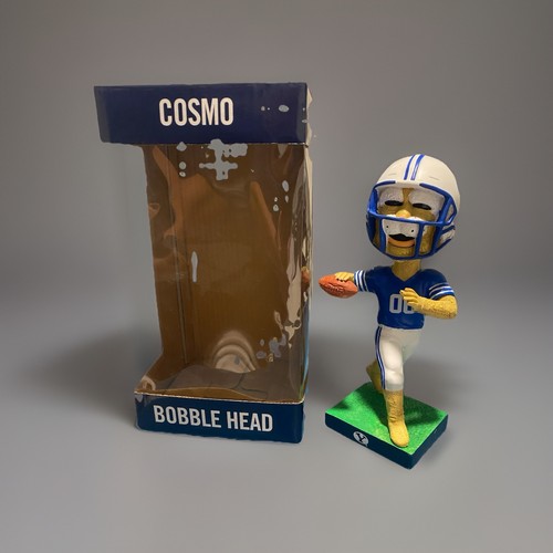BYU COUGARS MASCOT COSMO BOBBLEHEAD FOOTBALL QUARTERBACK POSE W BOX | eBay