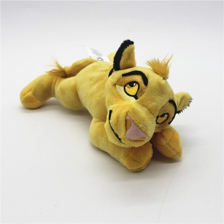 Disney The Lion KIng Adult SIMBA and Dad Mufasa Lying Stuffed Plush Toy ...