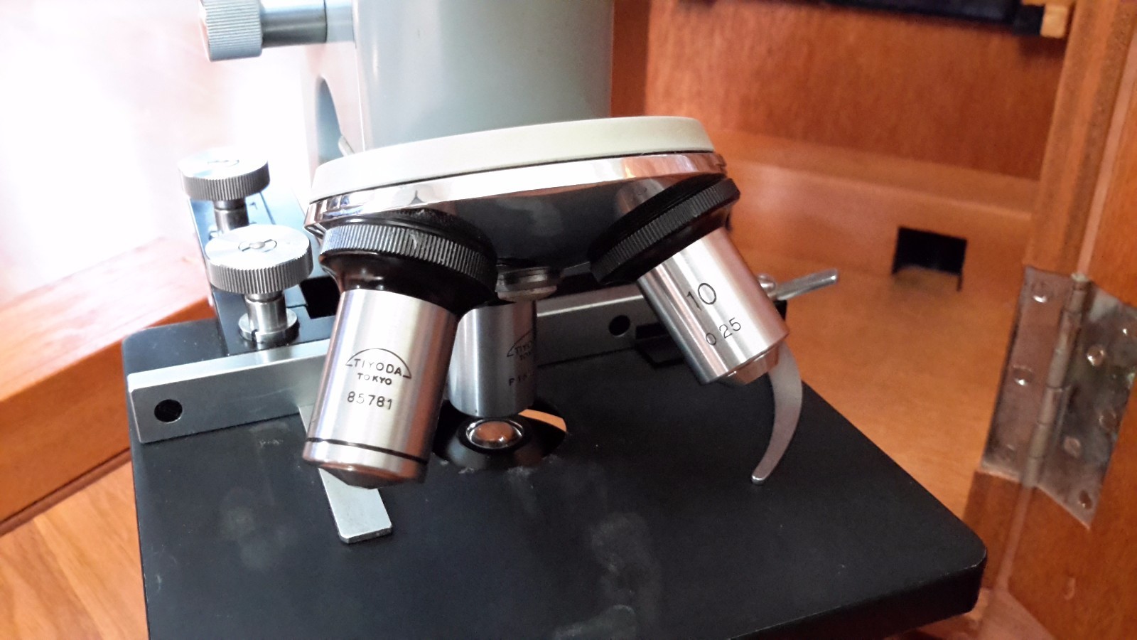 Rare Vintage Tiyoda Tokyo No. 42333 Microscope Set With Wooden Case | eBay