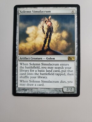 MTG Solemn Simulacrum Magic 2012 217/249 Regular Rare | eBay