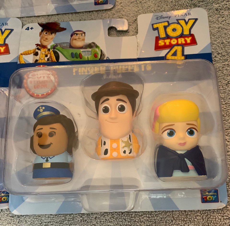 Disney Pixar Toy Story 4 Finger Puppets Complete Set of 9 Buzz-Woody-Bo ...