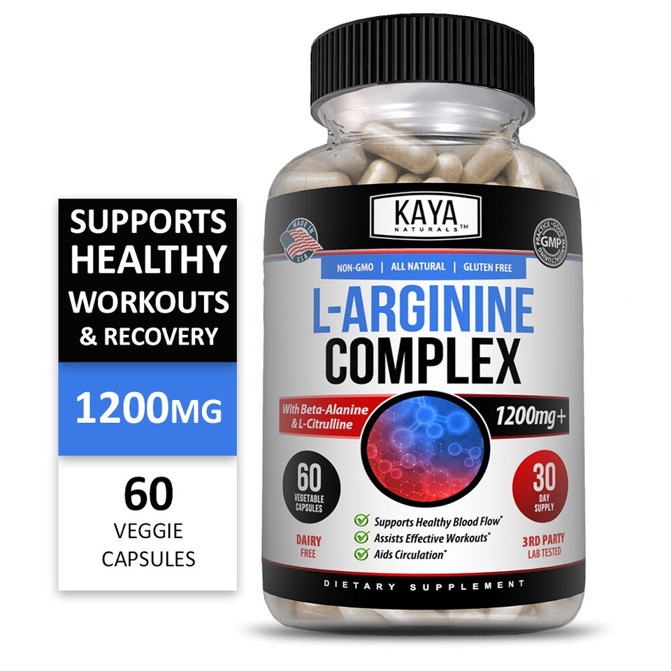 3x L-Arginine 60ct, NO3, Nitric Oxide, Testosterone Booster, Libido, ED ...