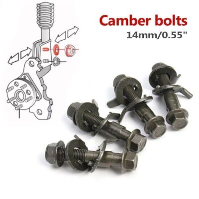 14mm 10.9 Intensity Adjustable Camber Bolts Kit Car Four Wheel Camber ...