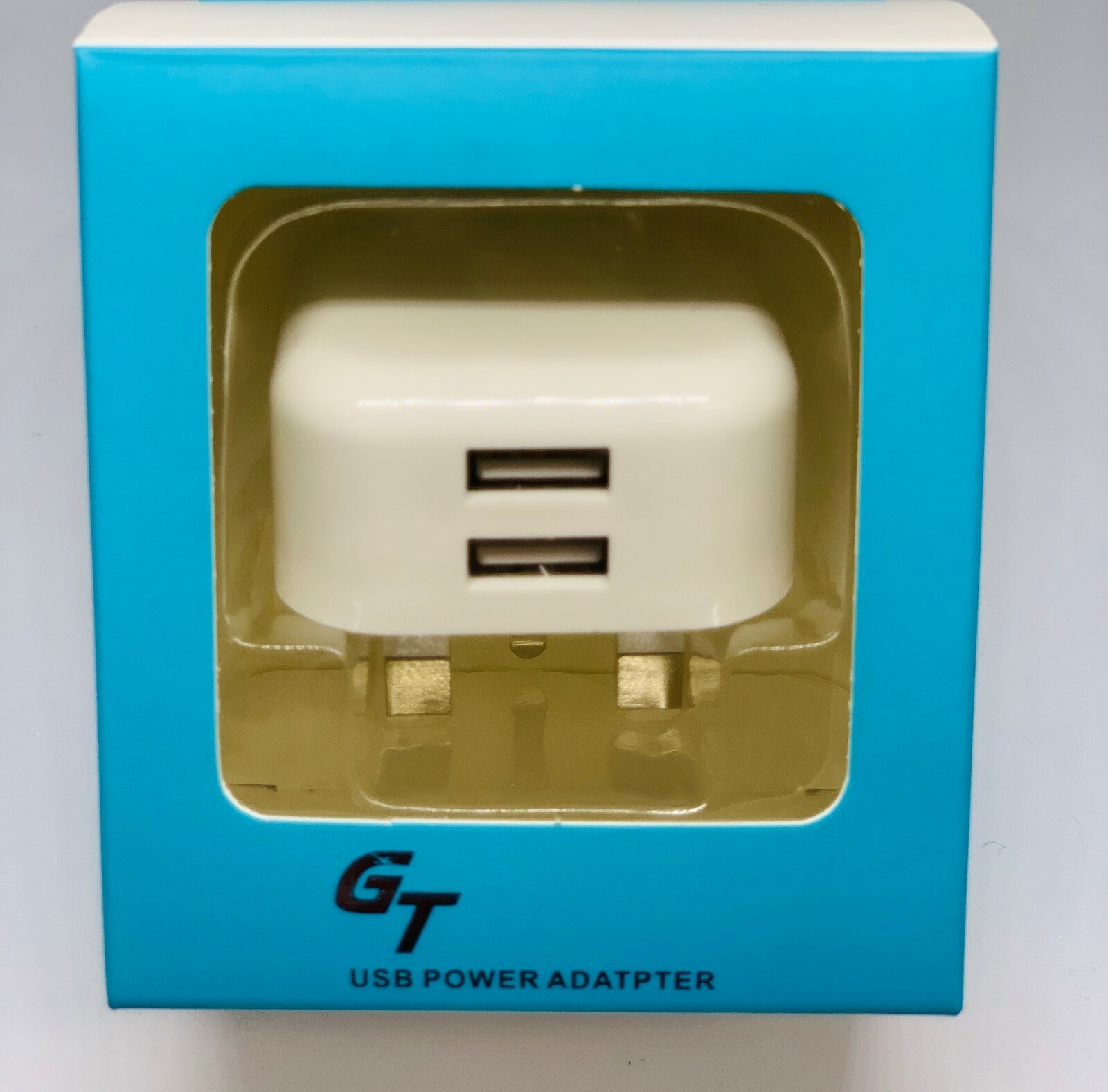 2 Pin USB Plug Power Adaptor Mains Travel Wall Charger For Mobile ...