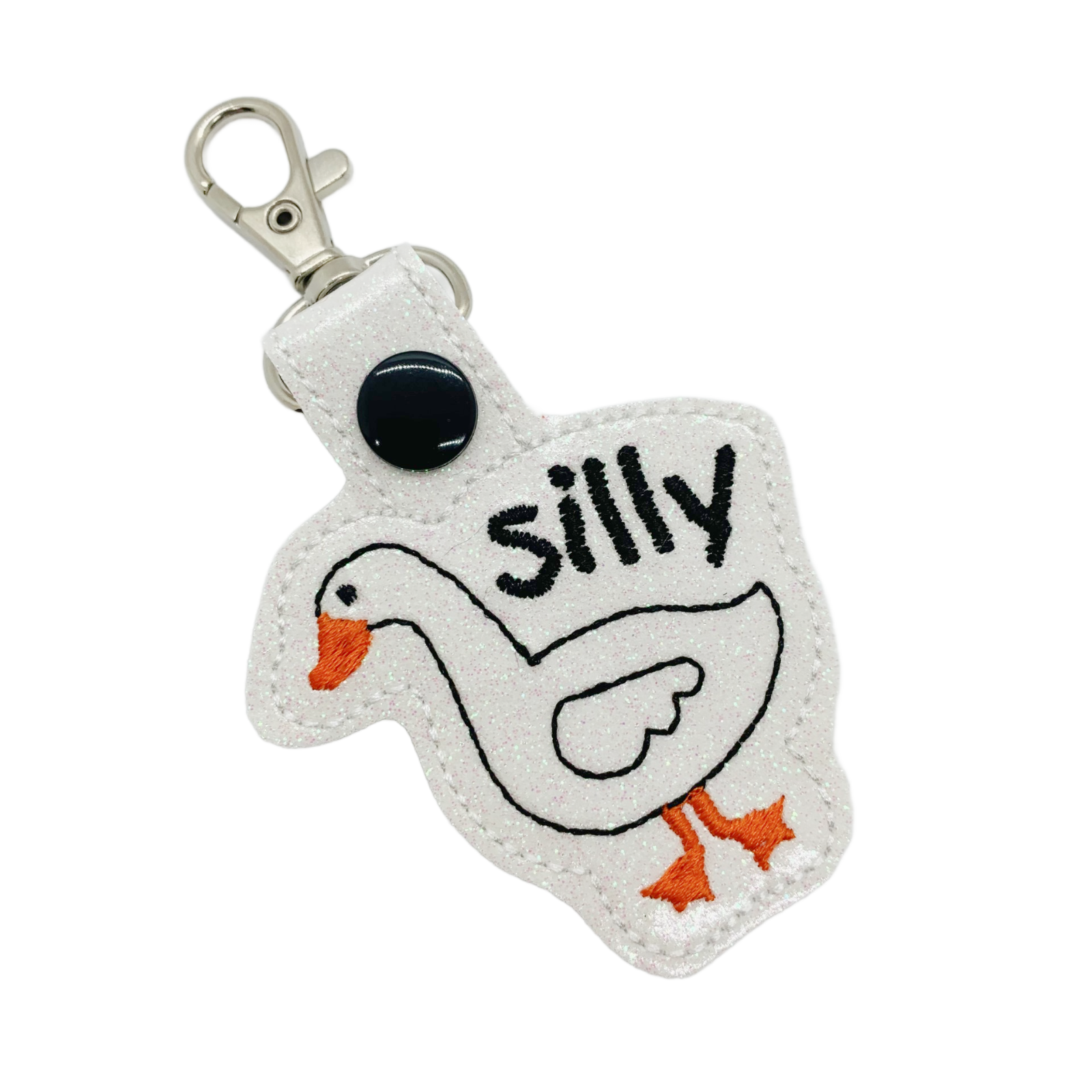 Silly Goose Keychain Cute Pediatric Nurse Key Fob Pediatrician Bag Tag ...