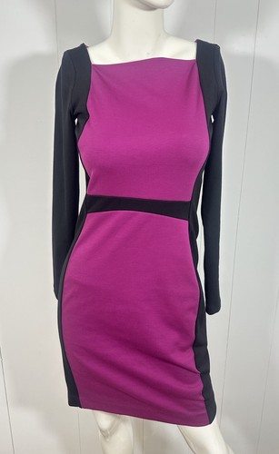 Narciso Rodriguez Design Nation XS Pencil Sheath Dress Womens Purple ...