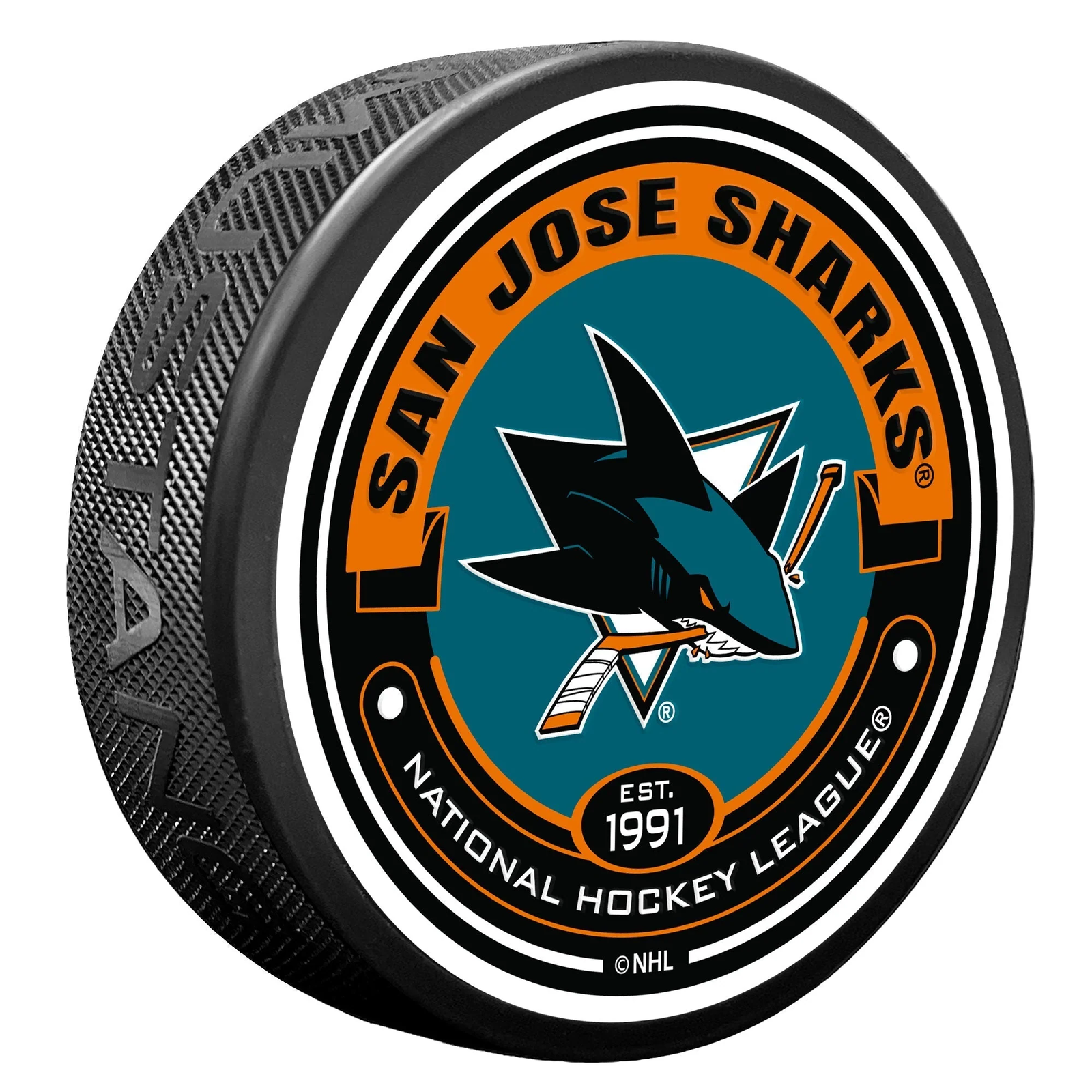 San Jose Sharks Puck - Rinkside | eBay
