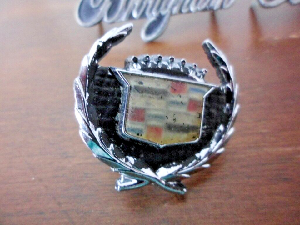 1969 Cadillac Fleetwood - Brougham & Crest Sail Panel Emblems **READ ...