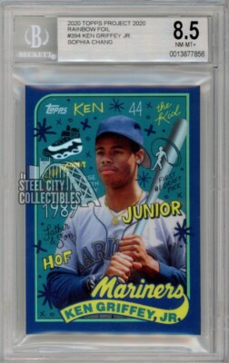 Ken Griffey Jr 2020 Topps Project 2020 Rainbow Foil Card #394 By Chang ...