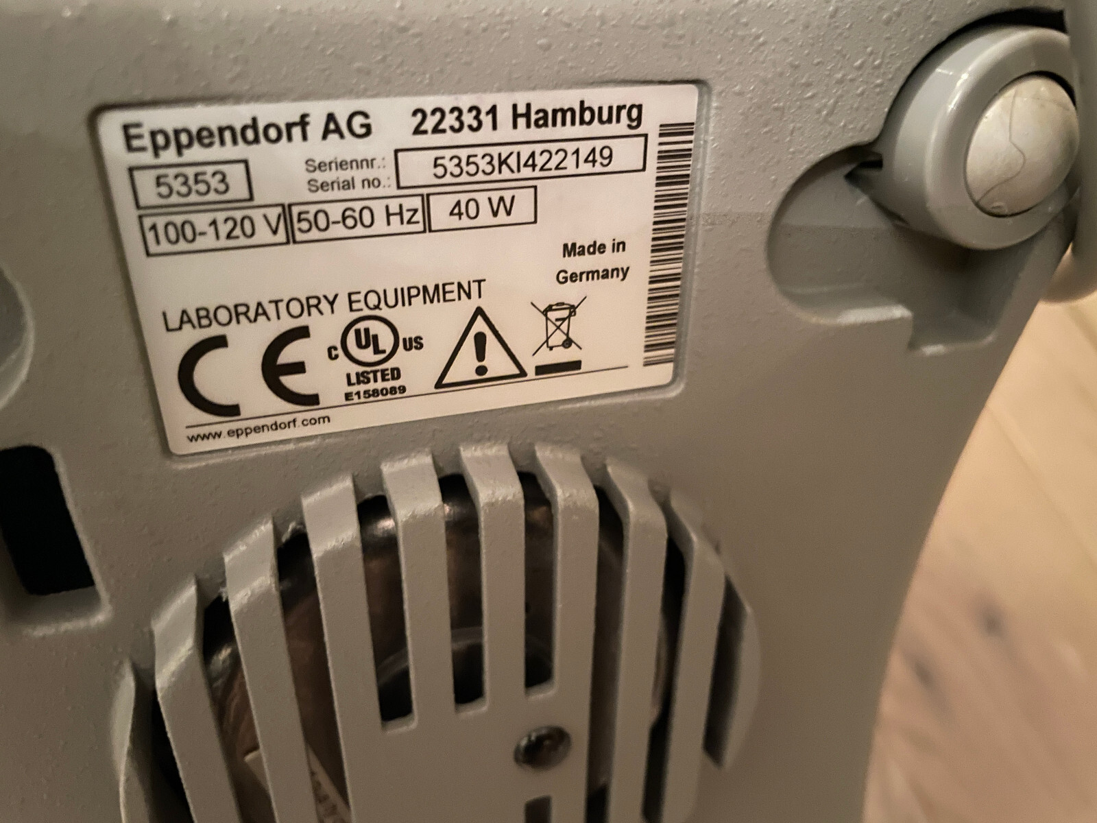 Eppendorf MixMate 5353 Microplate Vortex Mixer Shaker PCR 96 well plate ...