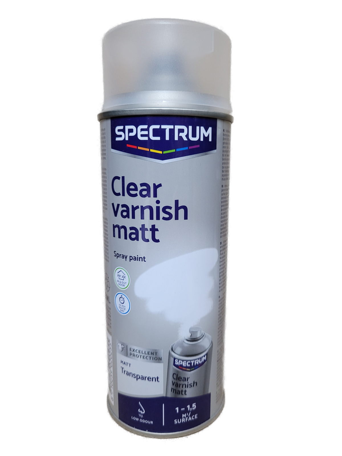 3 x 400ml Lack-spray Sprühlack Lack Transparent Klar-lack Spectrum Matt ...