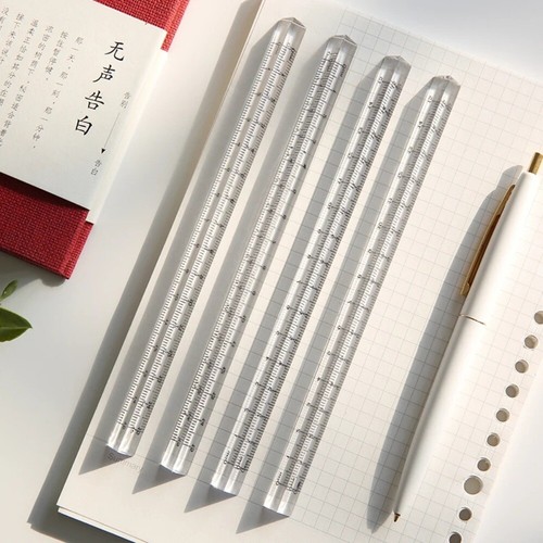 Clear Scale Transparent Triangle Ruler Student 827035925852 | eBay ...