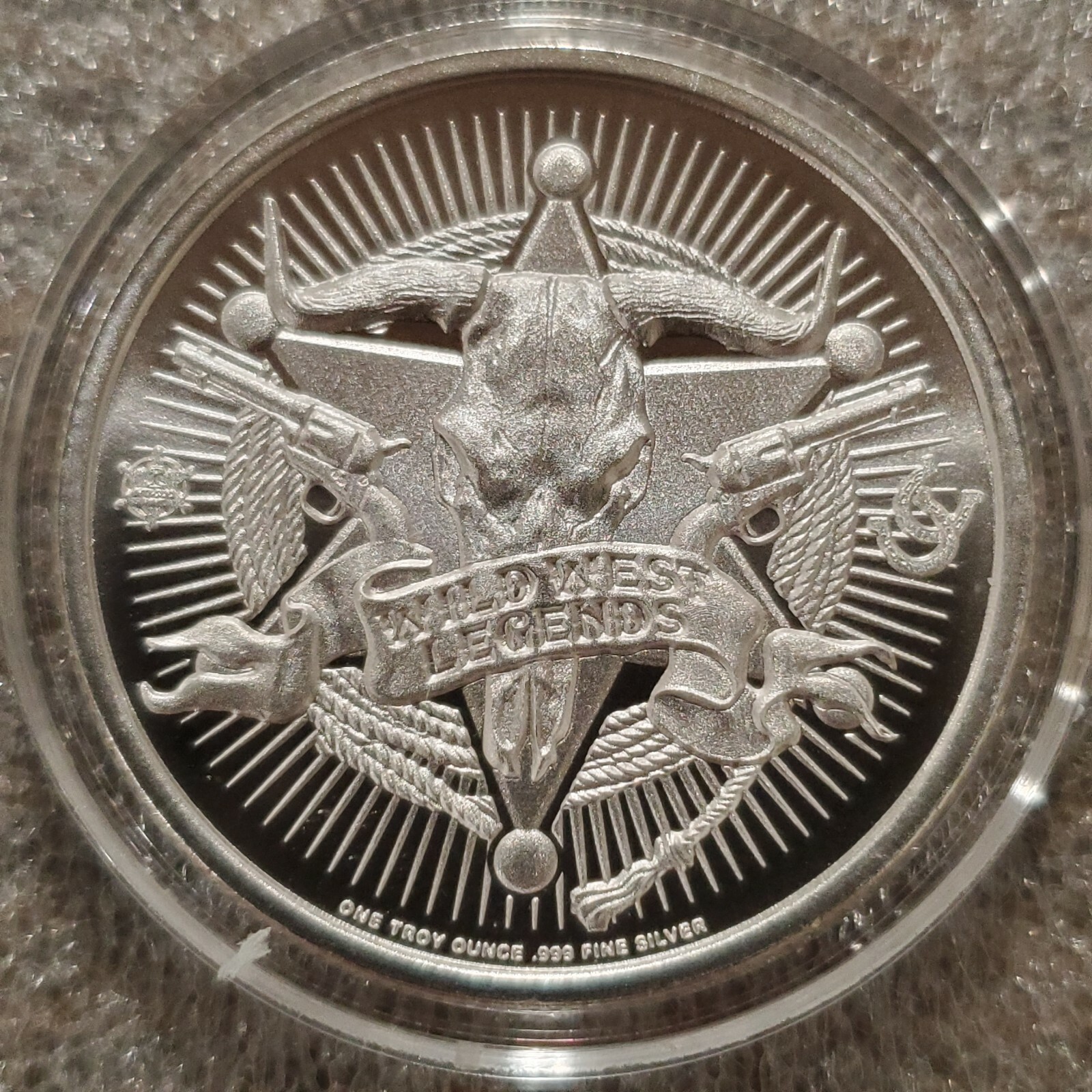Bat Masterson 1 oz .999 silver Wild West Legends Gun slinger colt 45 ...