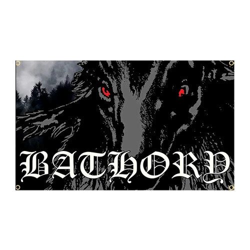 Bathory Metal Band Flag Tapestry Wall Art Hanging Banner Poster Room ...