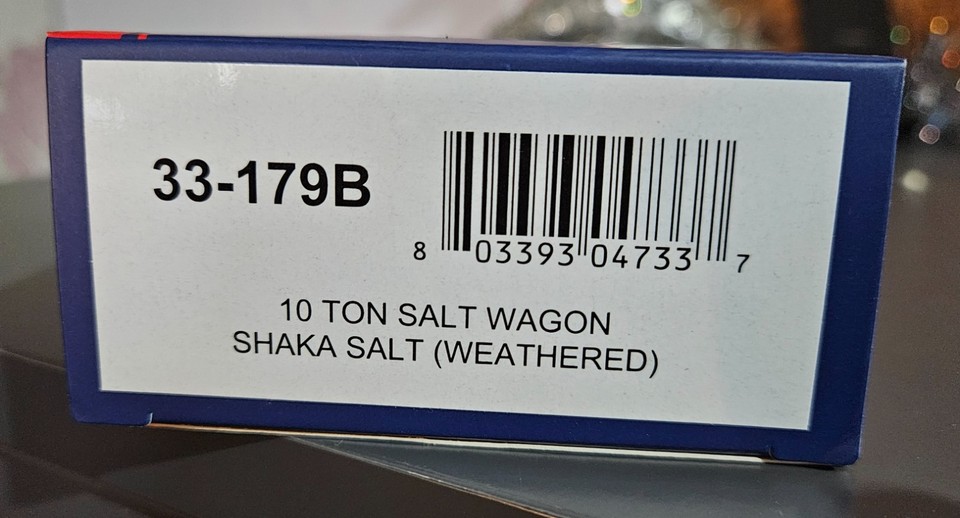 Bachmann 33-179B -SHAKA SALT -10T Salt Wagon Wagon Factory Weathered ...