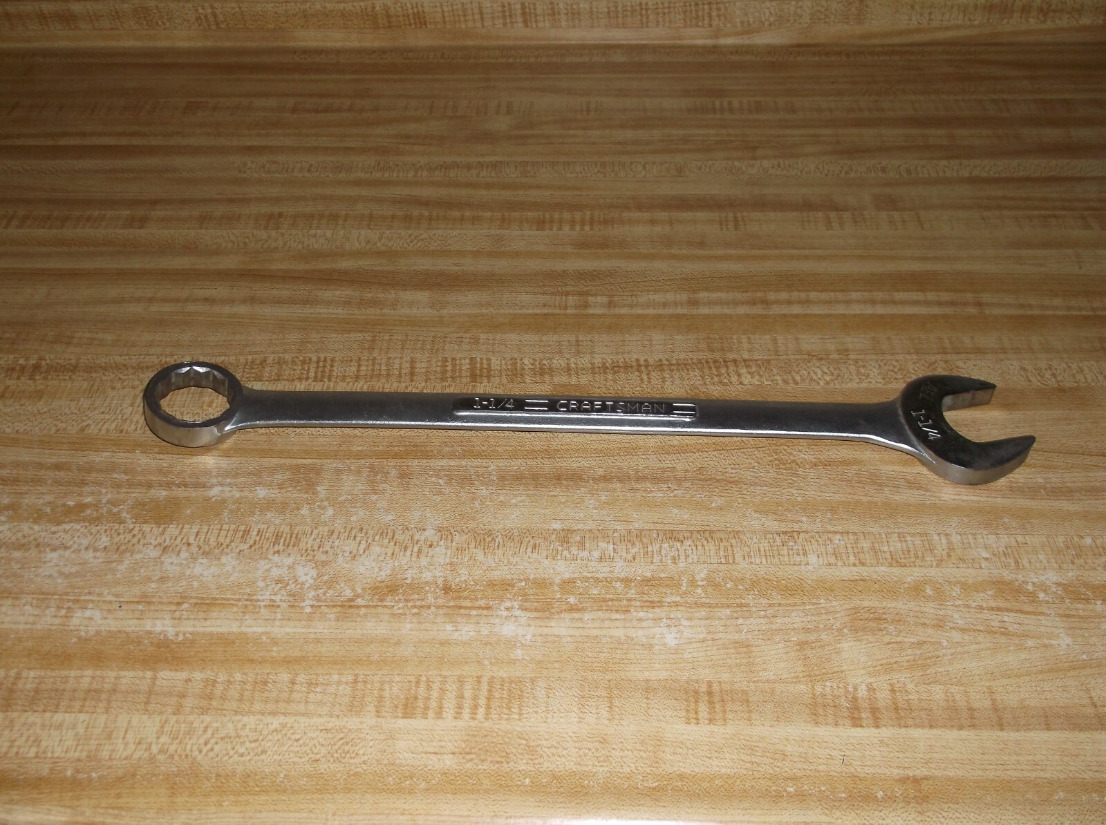 Craftsman Tools 1-1/4" SAE Combination Wrench 12 Point -V- 44708 Forged ...