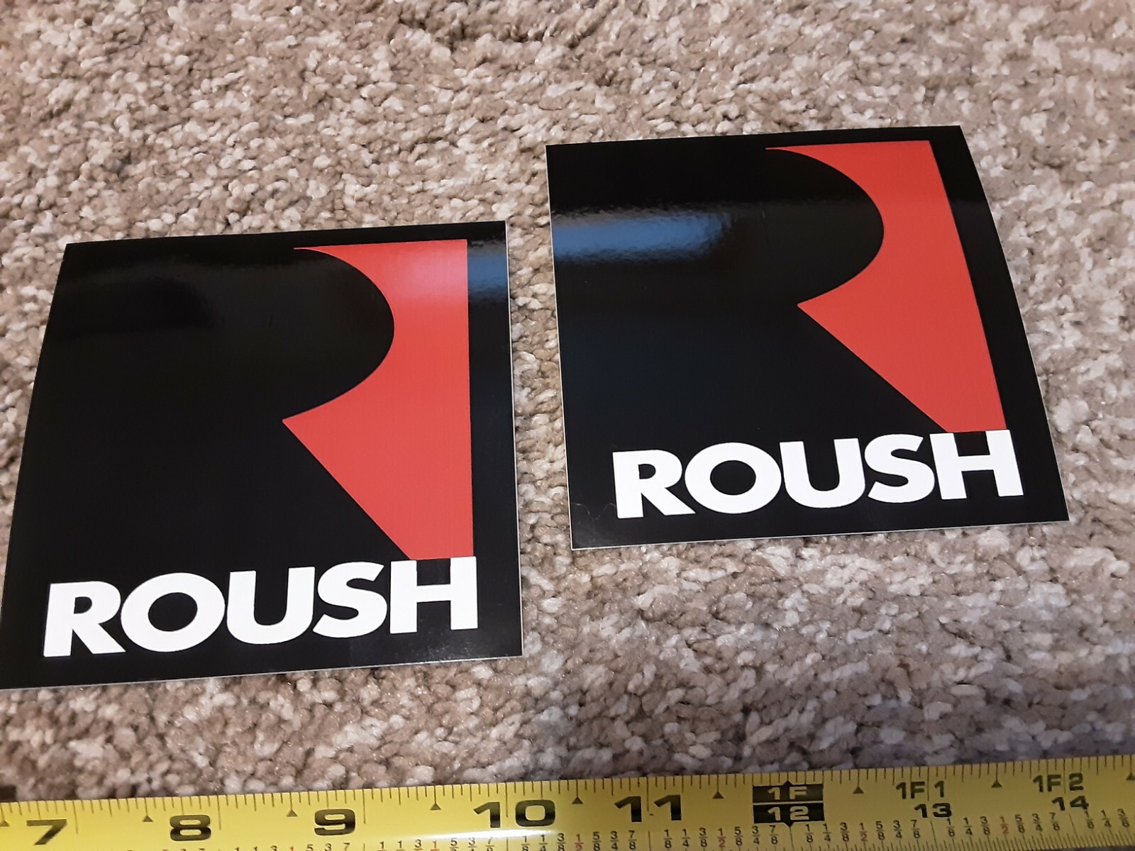 Lot of 2 Roush Racing Decals Stickers Cobra NHRA PDRA Coyote Outlaws ...