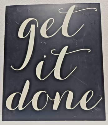 Get It Done Hobby Lobby Metal/ Tin Sign | eBay