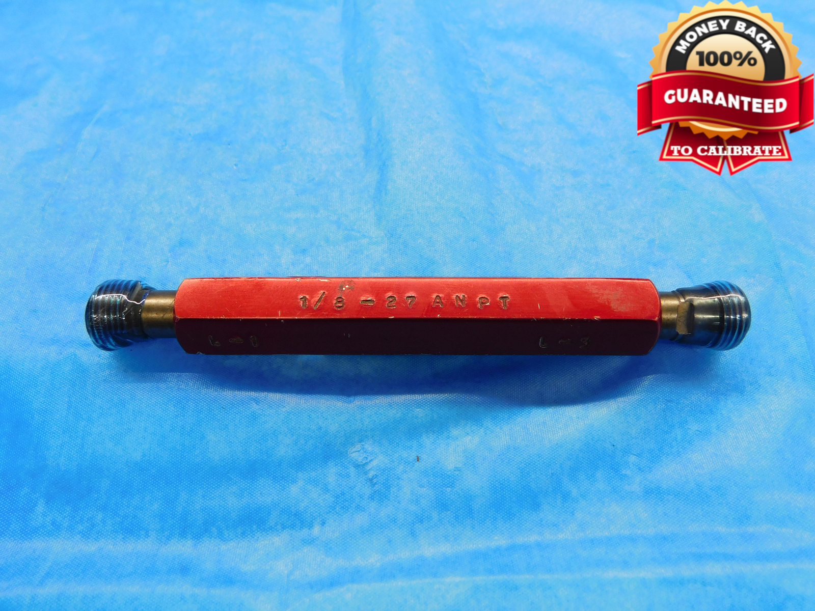 1/8 27 ANPT L1 & L3 PIPE THREAD PLUG GAGE .125 A.N.P.T. / NPT ...