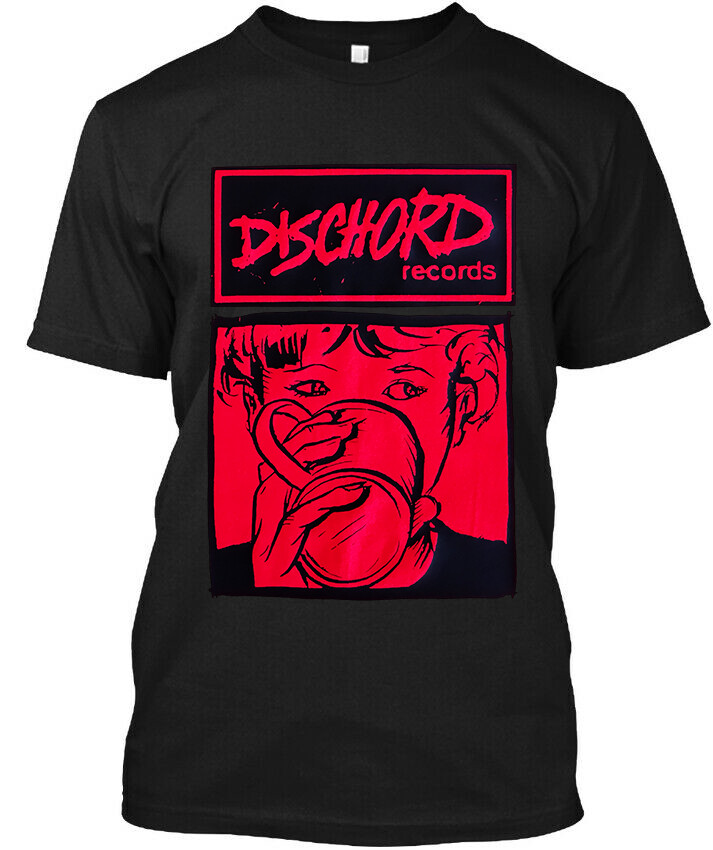 New Popular! Dischord Records American Record Music Art Logo T-Shirt ...