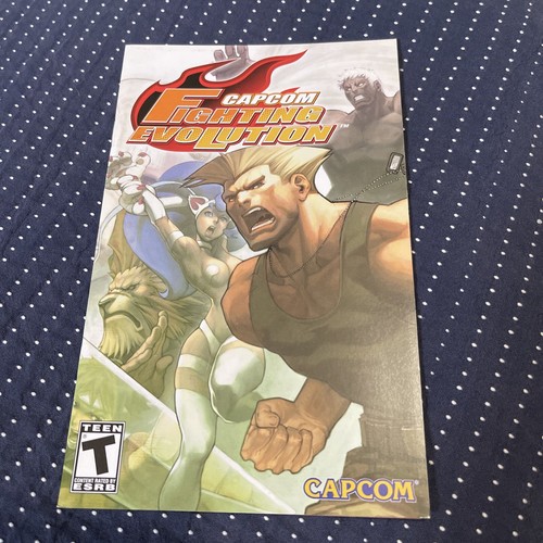 Capcom Fighting Evolution PlayStation 2 PS2 MANUAL ONLY Authentic | eBay