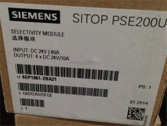 Siemens SITOP PSE200U 10 A Selectivity Module (6EP19612BA21) for sale ...