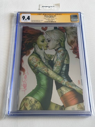 Harley Quinn #31 CGC SS 9.4 Tattoo Foil Virgin Variant Signed Nathan ...