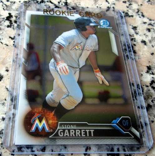 STONE GARRETT 2016 Bowman Chrome Rookie Card RC Nationals Nats Grand ...