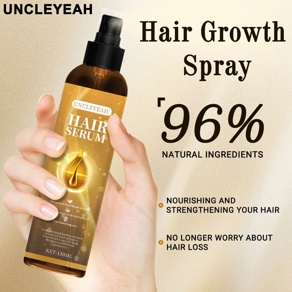 UNCLEYEAH Hair Growth Shampoo & DHT Blocker Anti Hair Loss Treatment ...