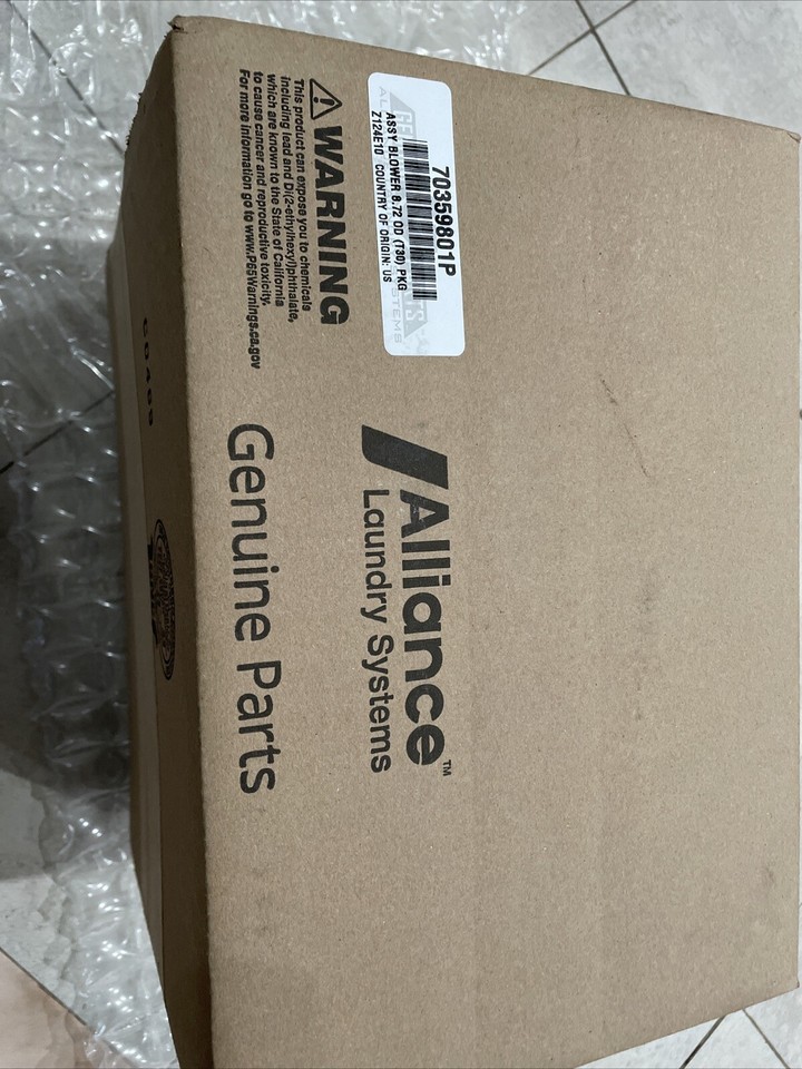Alliance # 70359801P Dryer ASSY BLOWER 8.72 OD (T30) PKG | eBay