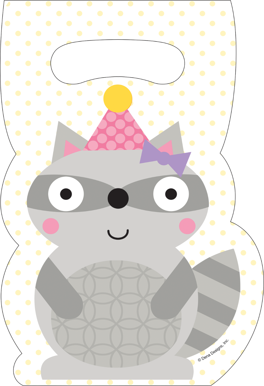 Pink Loot Bags Woodland Treat Bags Girls Birthday Invite Decorations ...