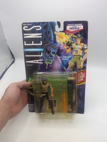 Kenner 1992 Aliens Space Marine Corp. Hicks Action Figure Brand New | eBay