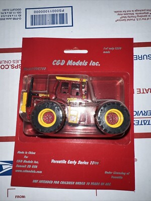 Rare C&D Models Inc. 1/64 Versatile 700 Tractor , 1 of 1250 NIP | eBay