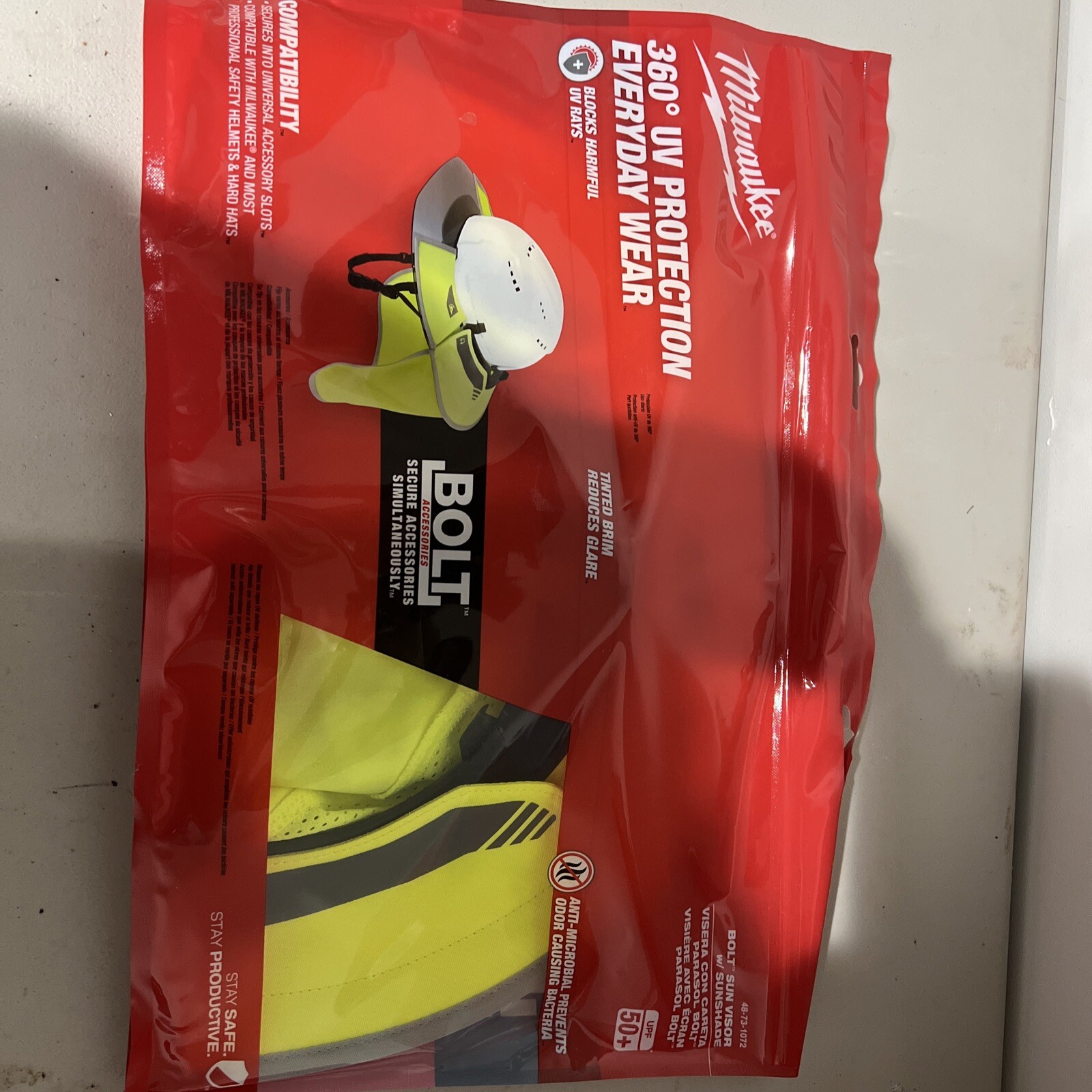 Milwaukee Bolt Sun Visor With Sunshade for sale online | eBay