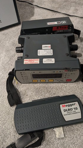 Megger DLRO-10 Digital Low Rresistance Ohmmeter with foamed pelican ...