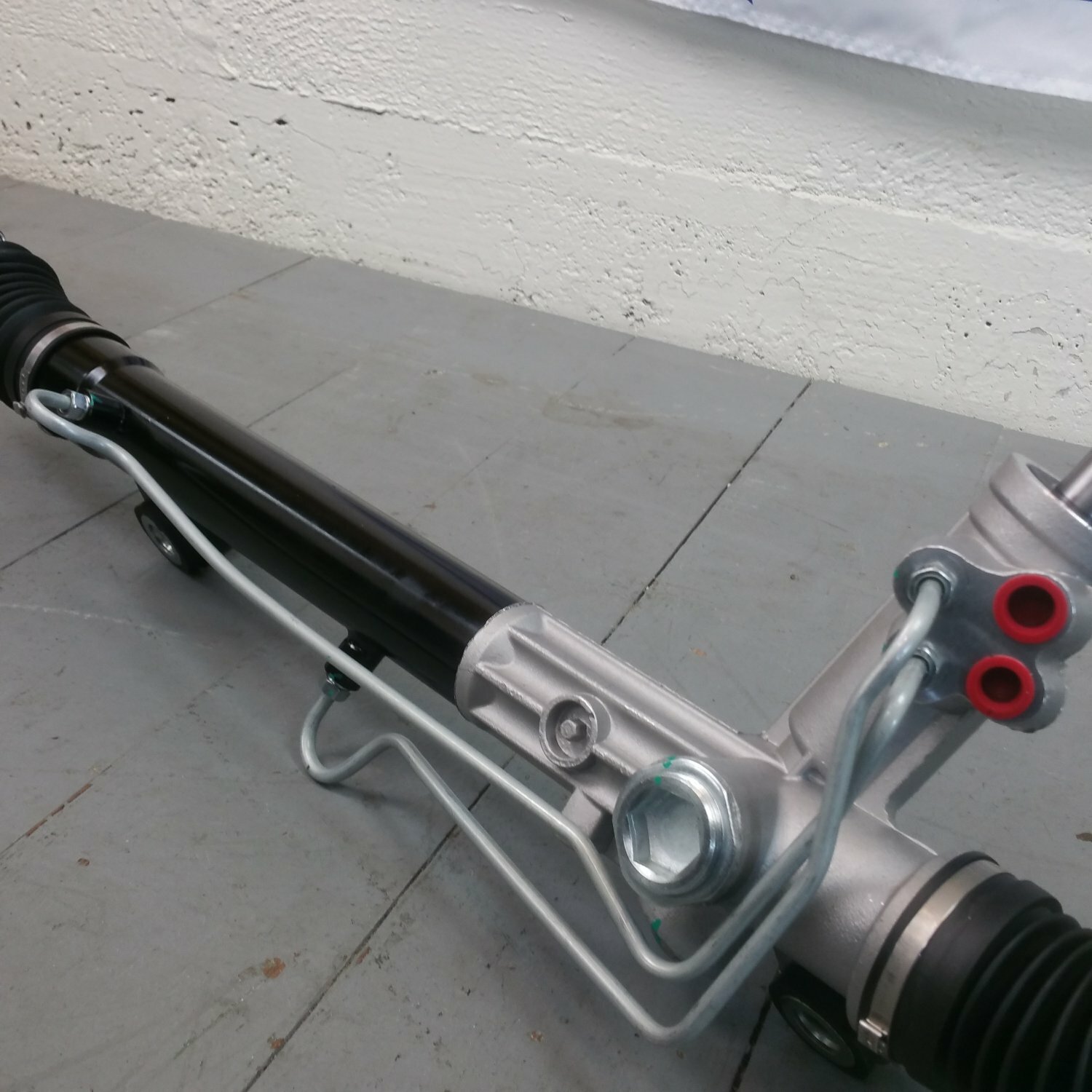 NEW Mustang II 2 Power Steering Rack & Pinion IFS Street Rod w Bushings ...