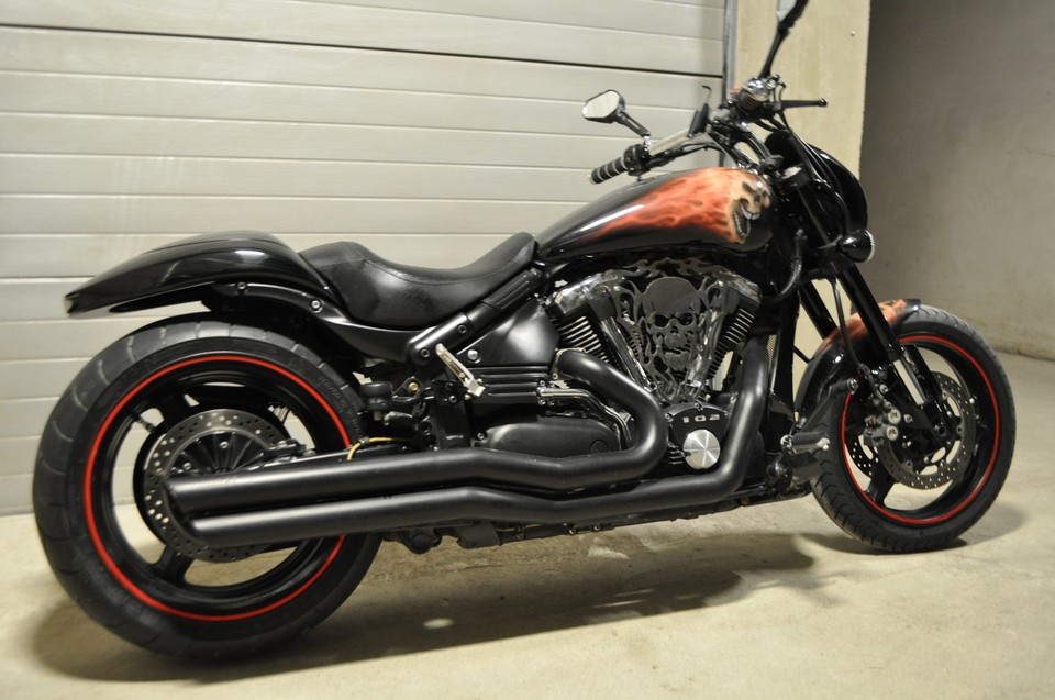 YAMAHA ROAD STAR WARRIOR XV1700 CUSTOM REAR FENDER | eBay