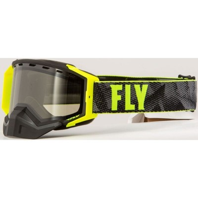 Fly Goggle Zone Pro Snow Black Hi-Vis Black Polarised Smoke Lens | eBay UK