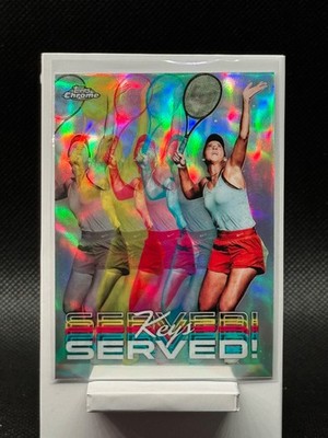2024 Topps Chrome Tennis - SERVED! Madison Keys #SER-MK | eBay