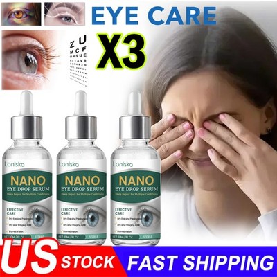 1-3 Nano Eye Drops Serum,Natural Nano Lubricant Eye Drops for Dry Eye ...