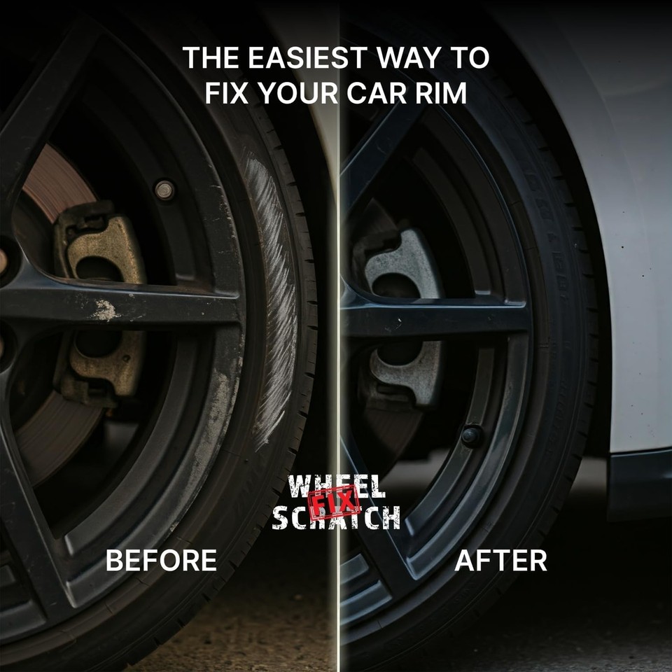 OEM-Quality Anthracite Wheel Paint & Scratch Repair Kit - Easy DIY ...