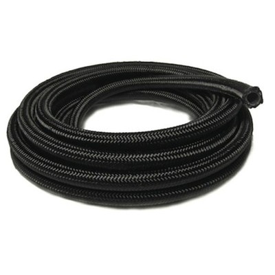 Engine Works 510620 Black Nylon Fiber Braid Race Hose 06AN X 20 Ft | eBay