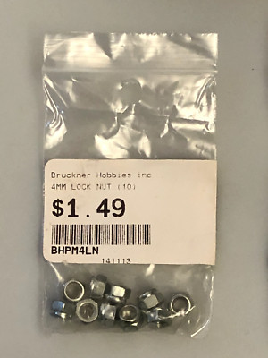 BHP 4mm Lock Nut (10) BHPM4LN | eBay
