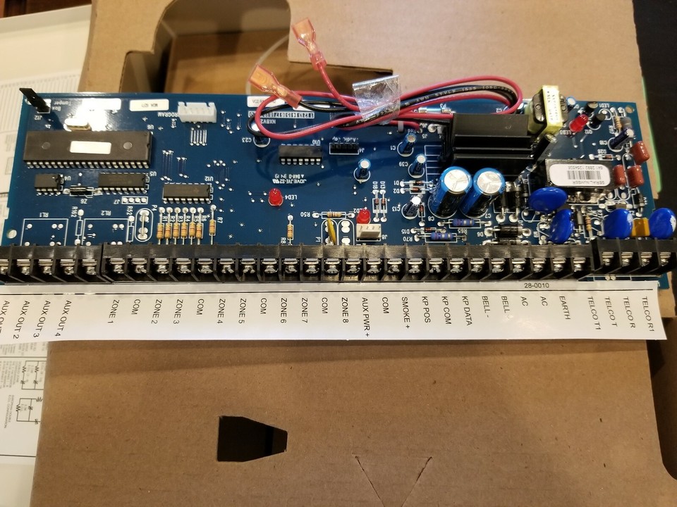 Interlogix GE Security NetworX NX-8 v2 Alarm Control Panel Board ...