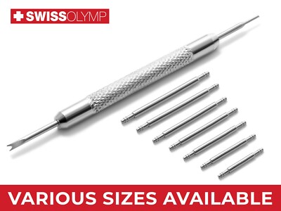 18-22mm For BREITLING Watch Steel Pins Spring Bars Strap Band Buckle ...